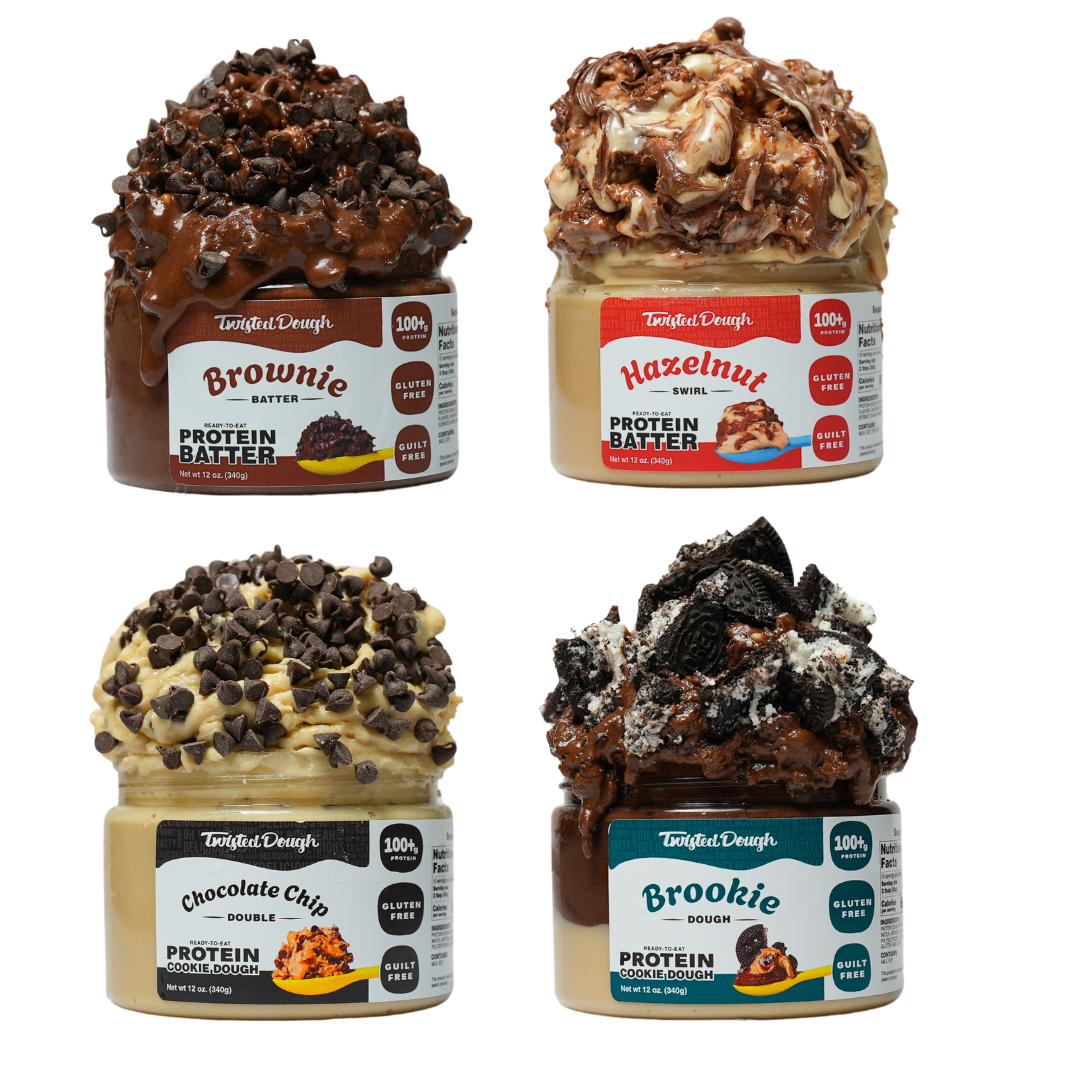 Build Your Own 4 Pack Protein Dough KING Size Bundle - Twisted Dough